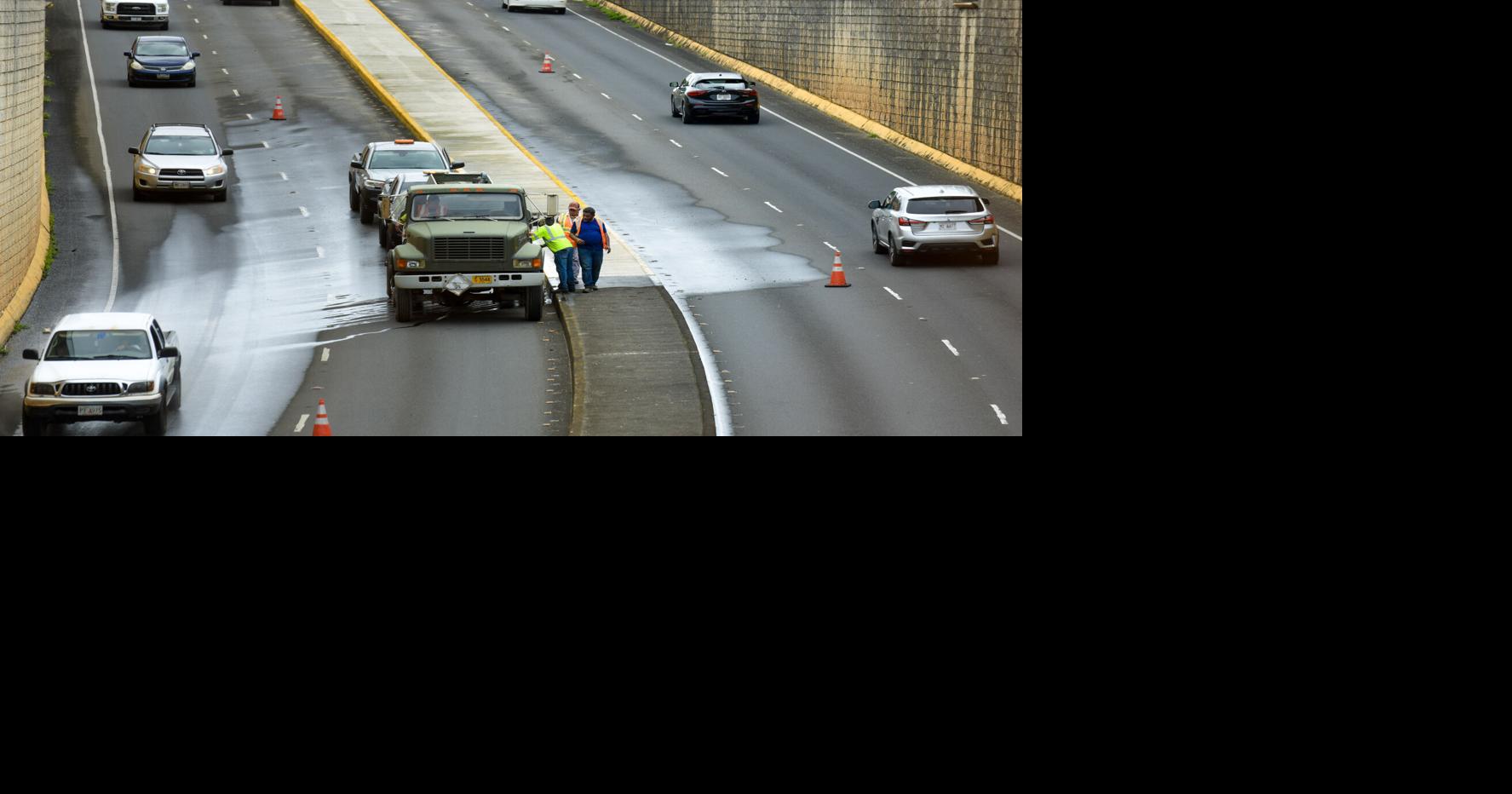 DPW conducts Route 16 overpass maintenance | News | guampdn.com