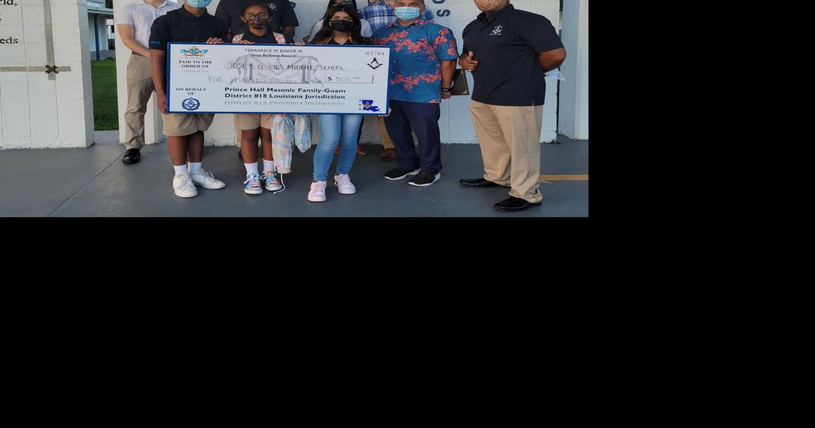 Prince Hall Masonic Family - Guam, Matua Lodge 272 donates to Jose Rios ...