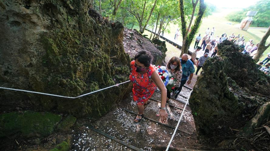 War survivors, Guam leaders visit Fena Caves Massacre site | News ...