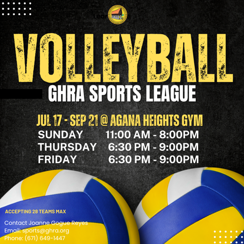 GHRA opens registration for 2025 volleyball league | Sports | guampdn.com