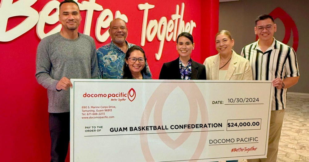 Docomo Pacific donates $24K to Guam Basketball Confederation | News ...