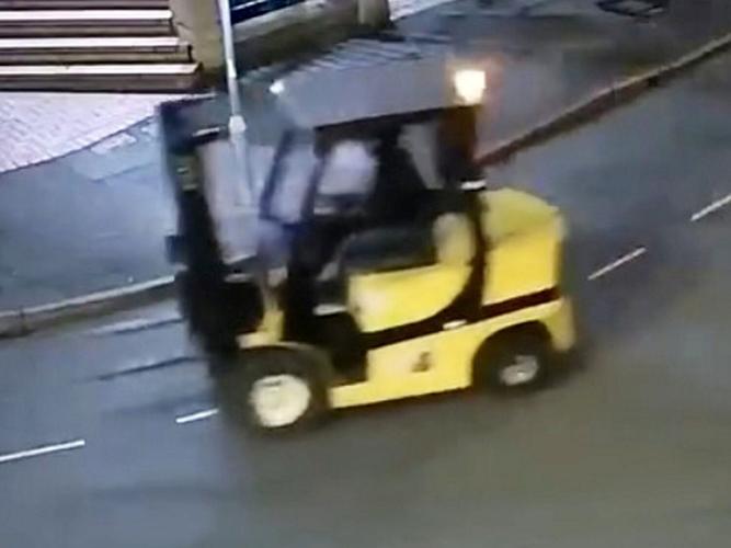 Drunk dude takes forklift for joyride with bottle of whisky | National ...