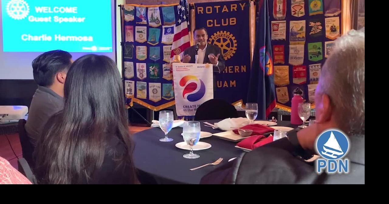 Bella Wings CEO Charlie Hermosa addresses fellow Rotarians | Multimedia ...
