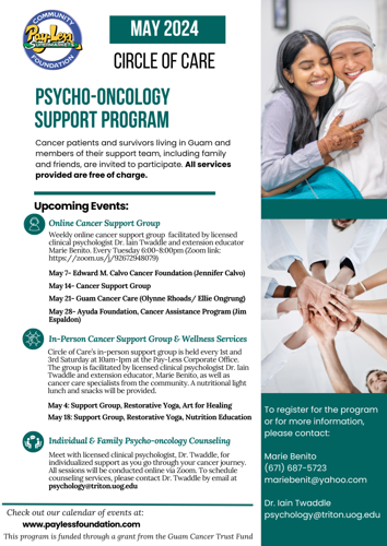 Pay-Less' support program for cancer patients, survivors lines up May ...