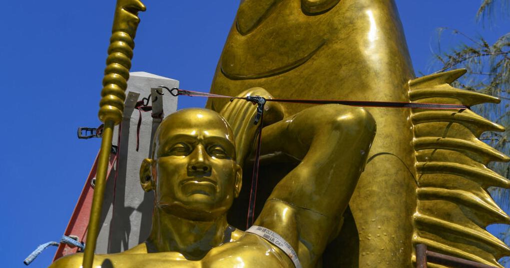 New Gadao statue graces Inalåhan shoreline | News | guampdn.com