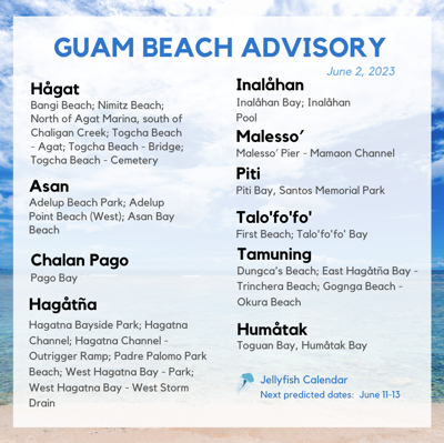 Guam EPA warns of 28 polluted beaches | News | guampdn.com