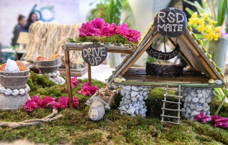 Students' artwork and CHamoru huts on display at Coast360 | News ...