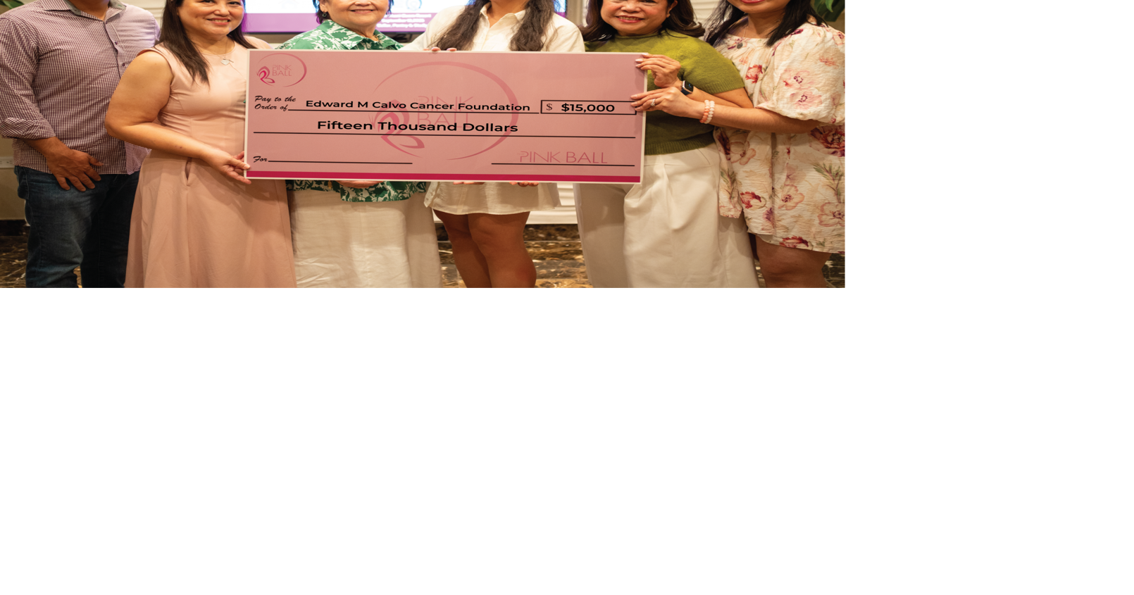Pink Ball Guam donates over $38K to support cancer care, families in ...