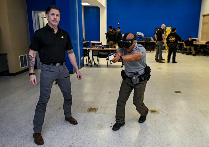 PHOTOS: Guam police officers now train virtually to improve safety on ...