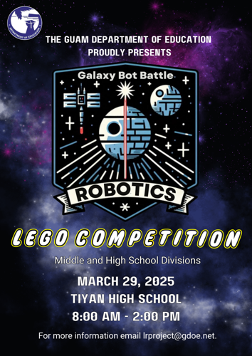 GDOE to host Galaxy Bot Battle competition on Saturday at Tiyan High ...