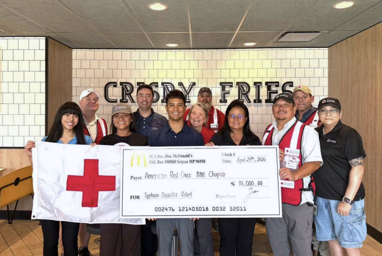 McDonald’s of Saipan donates $10K to American Red Cross NMI chapter for ...