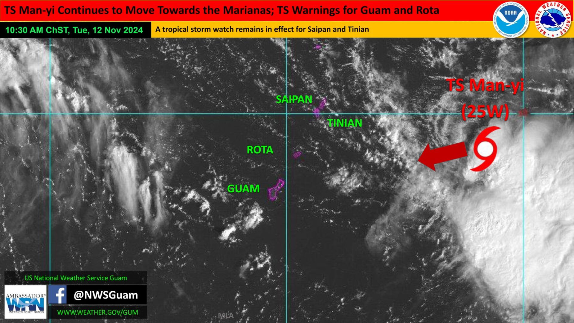 Guam now in COR 3 as Tropical Storm Man-yi approaches, residents asked to prepare | News ...