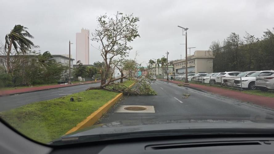 PHOTOS: Guam the morning after Super Typhoon Sinlaku's passing ...