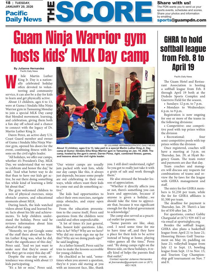 Page A18 | e-Edition | guampdn.com