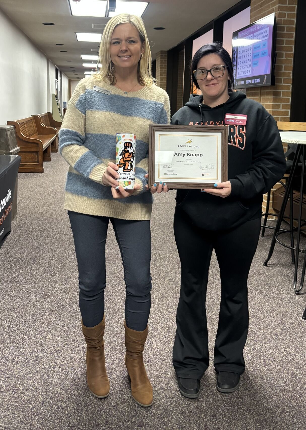 Citizens Bank, BSD honor Knapp for going ‘Above and Beyond’ | News ...