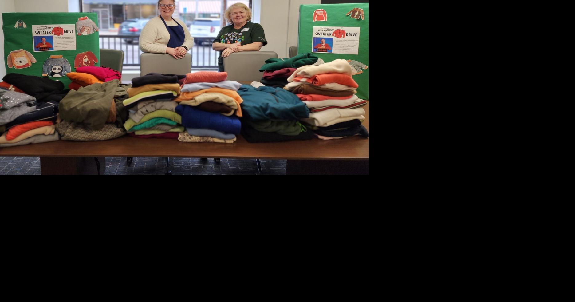Libraries collect more than 2,500 sweaters in statewide Mister Rogers ...