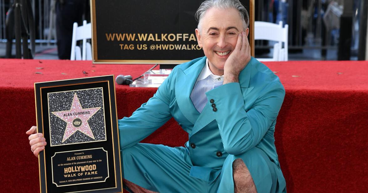 Alan Cumming Hollywood Walk of Fame | National | guardonline.com