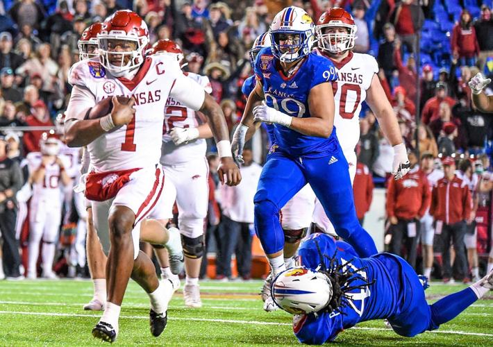 Razorbacks need three OTs to hold off Jayhawks | Sports | guardonline.com