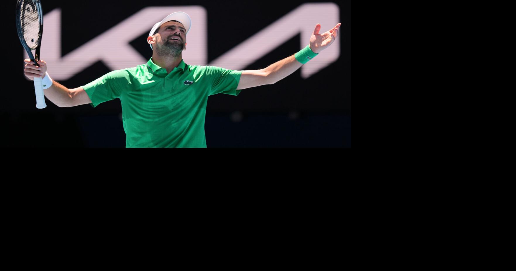 Djokovic one away from 400 Grand Slam match wins; Wawrinka makes ...