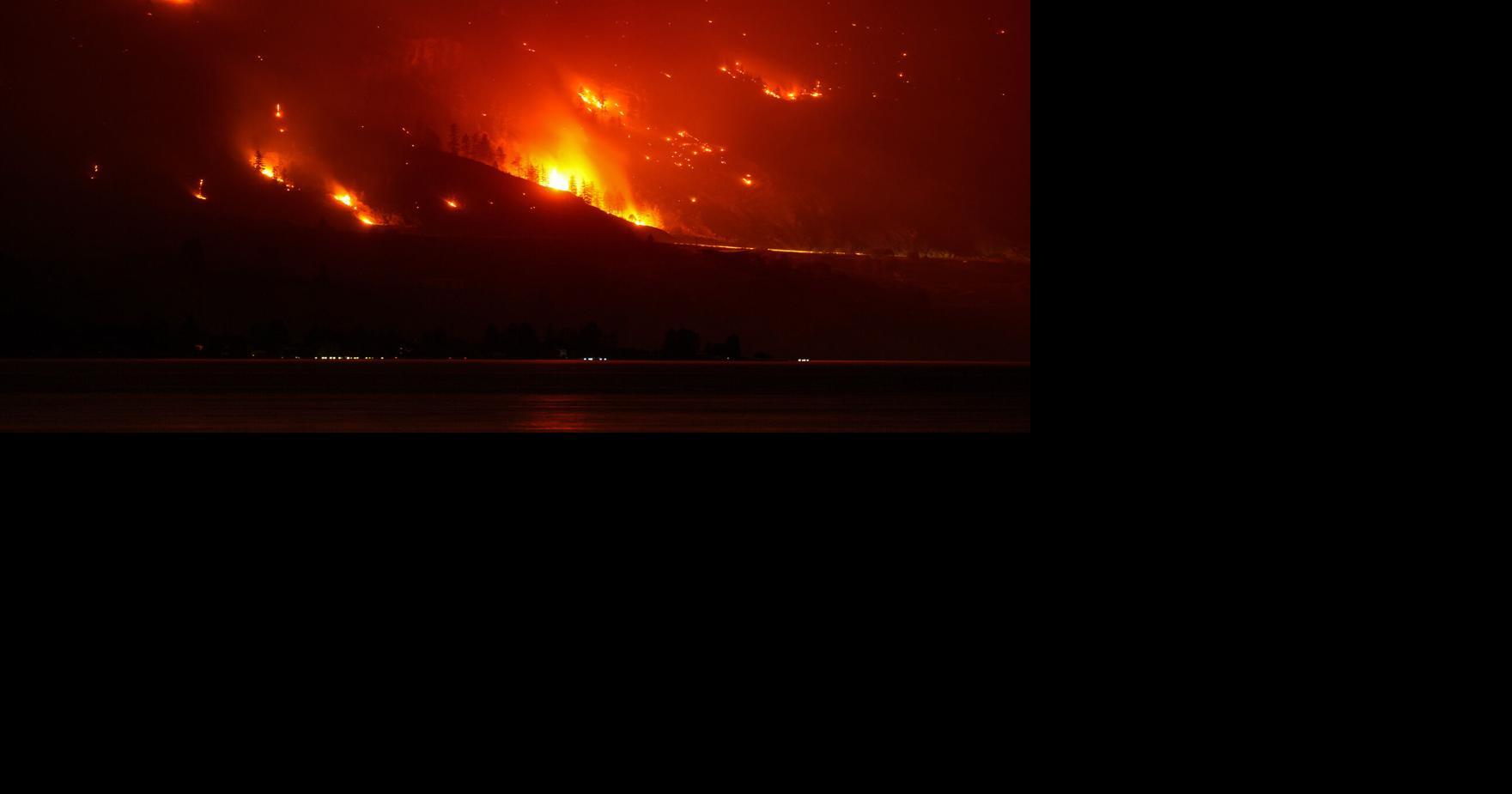 Wildfires burn across western US and Canada as residents are evacuated ...
