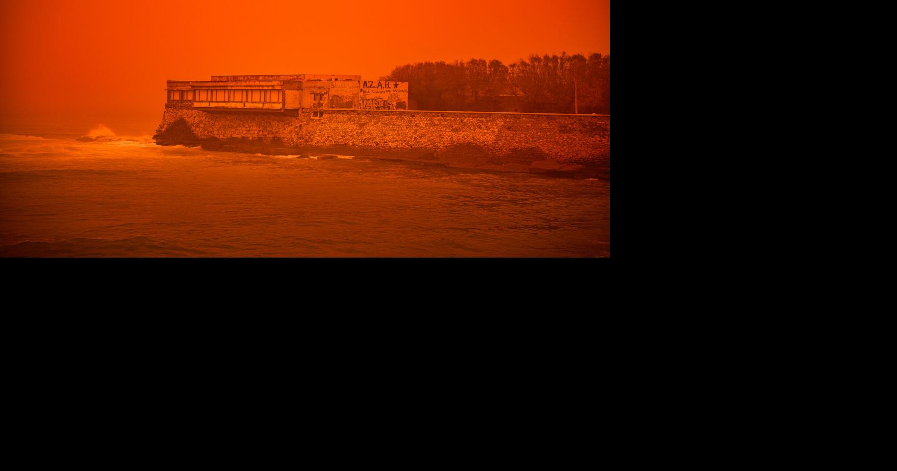 Saharan dust storm turns Greek sky red as winds and flooding leave 1 ...