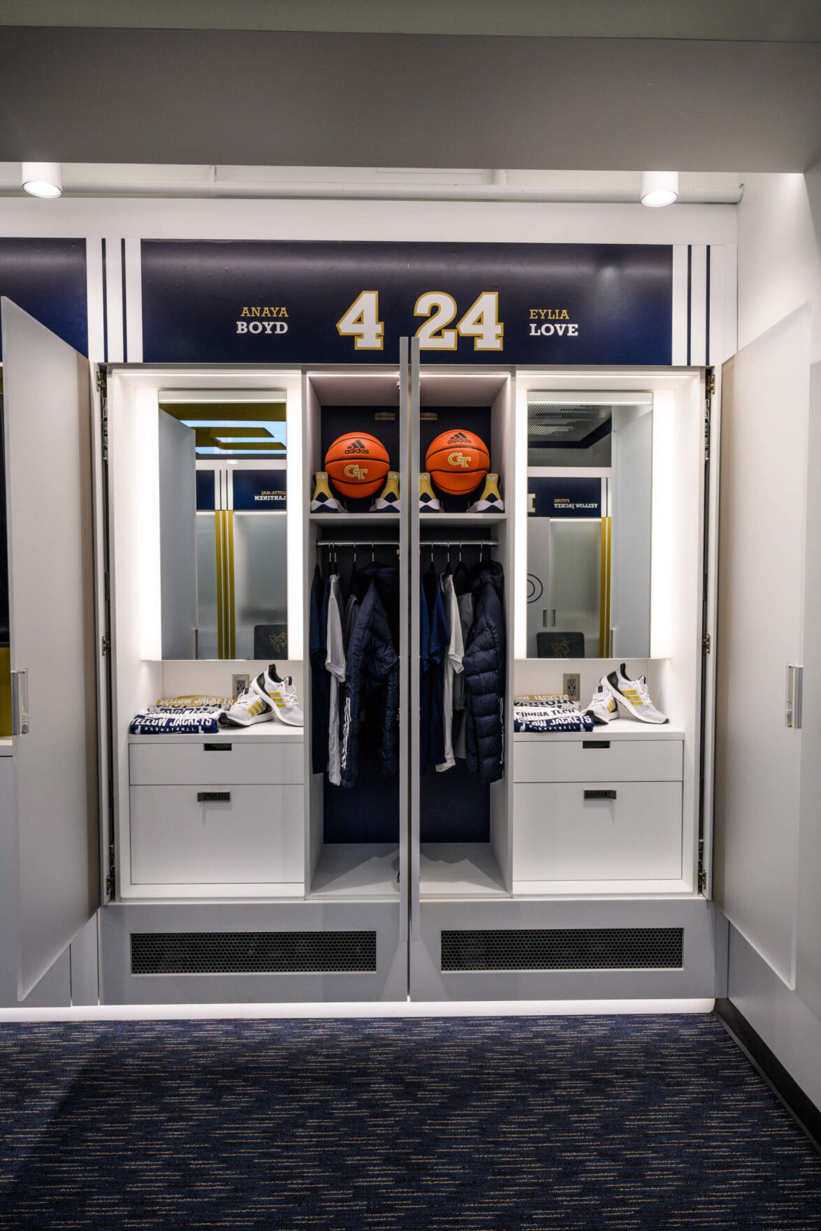 PHOTOS: Georgia Tech Women's Basketball's Locker Room Renovation ...