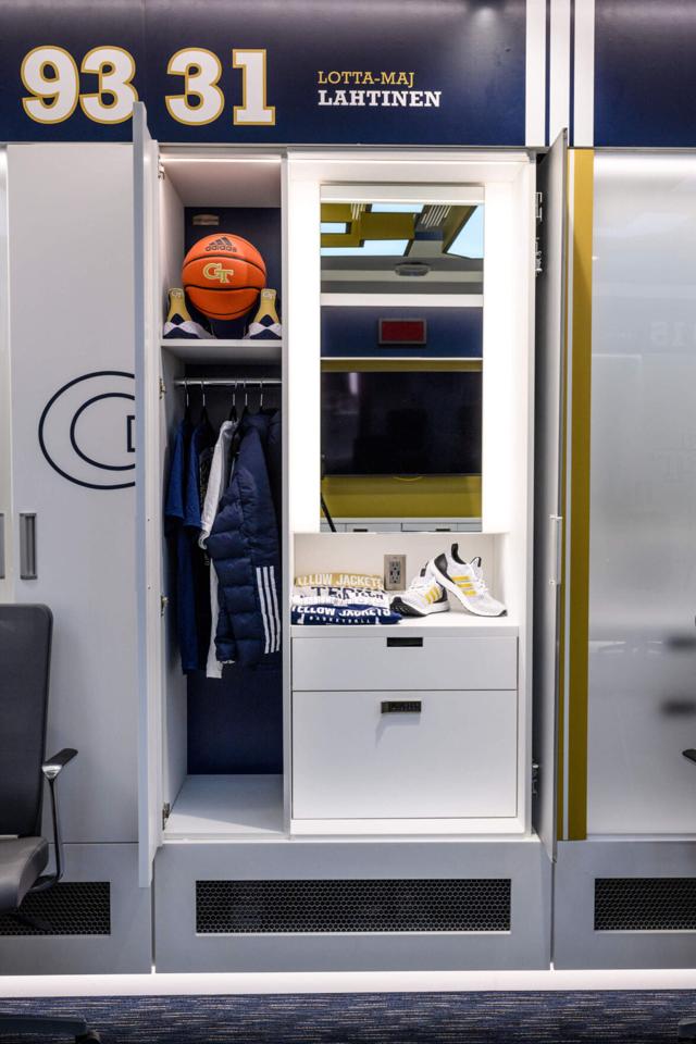PHOTOS: Georgia Tech Women's Basketball's Locker Room Renovation ...