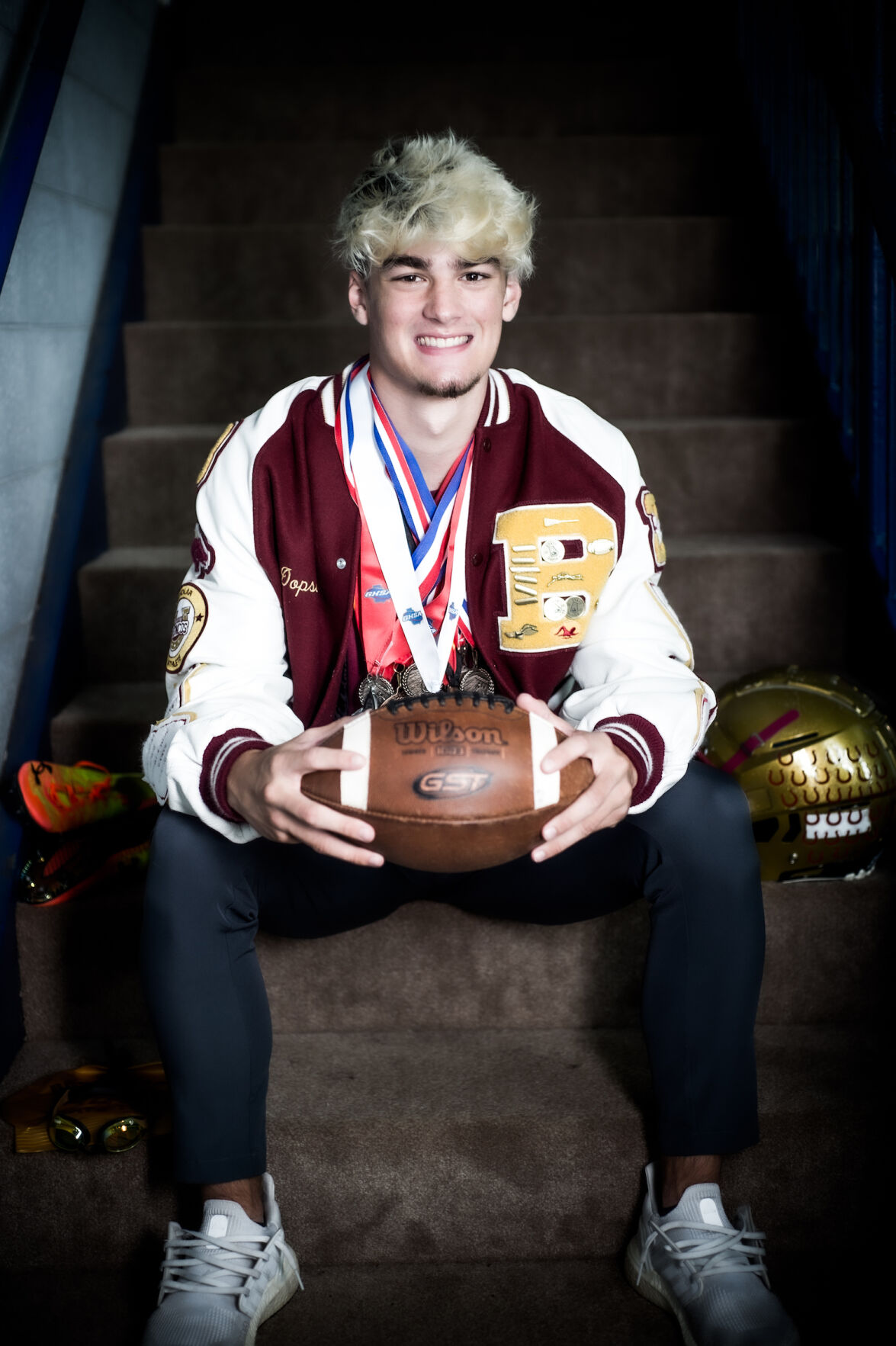 PHOTOS: Brookwood's Bryce Dopson excels in football, swimming, track ...