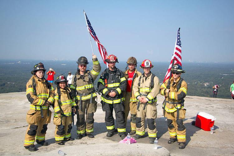 Barrow County firefighter climbs Stone Mountain to honor 9/11 victims ...