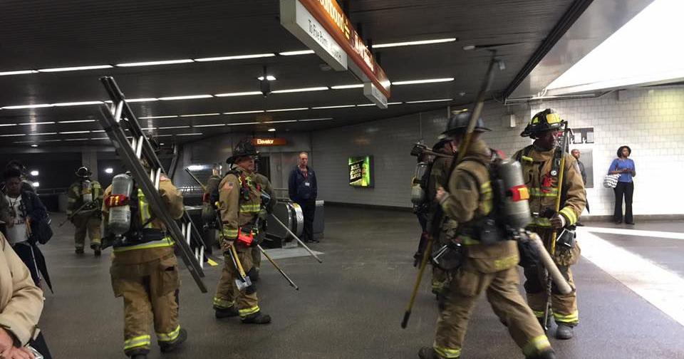 Fire on MARTA track forces passengers to evacuate, crippling evening ...