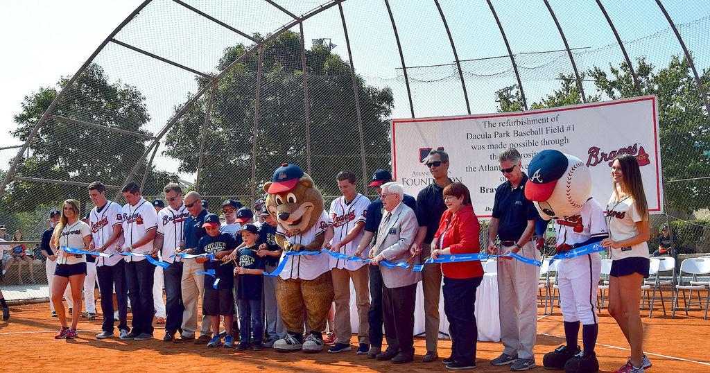 Braves unveil refurbished Dacula baseball field | Multimedia ...