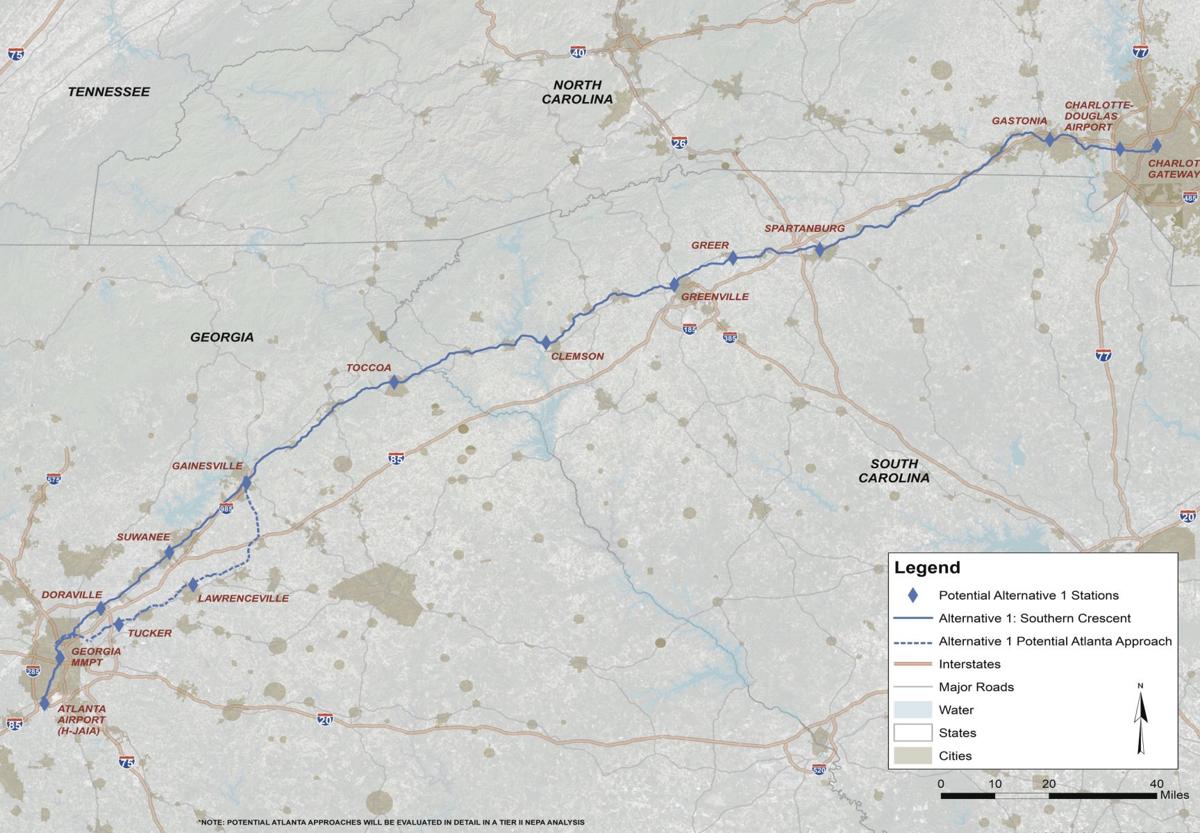 PHOTOS: Proposed Atlanta-Charlotte high-speed rail route | Multimedia ...