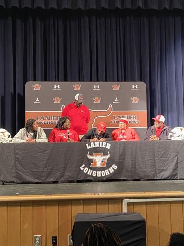 Lanier honors trio of college football signees | Sports ...