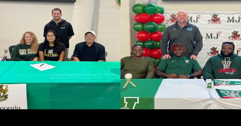 Seckinger honors first two athletic signees in school history | Sports ...