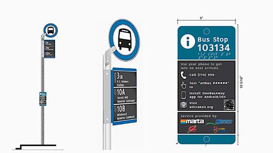 ARC planning new multi-system bus stop signs | State News ...