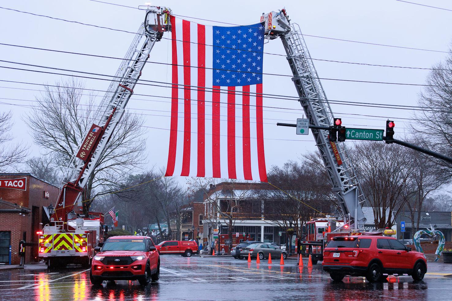 PHOTOS: Procession Honors Fallen Roswell Police Officer Jeremy Labonte ...