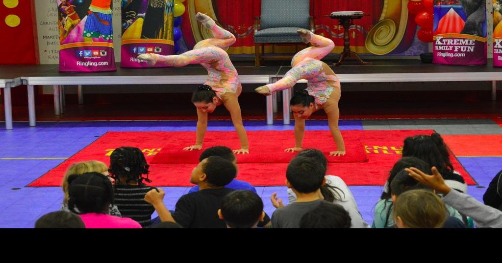 Circus pep rally celebrates Peachtree Elementary reading competition ...