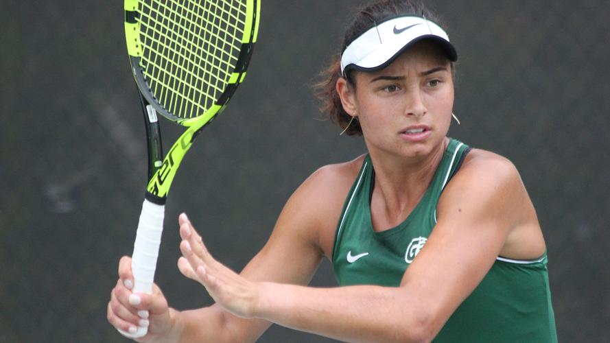 Former Georgia Gwinnett College tennis star Madeline Bosnjak winning ...