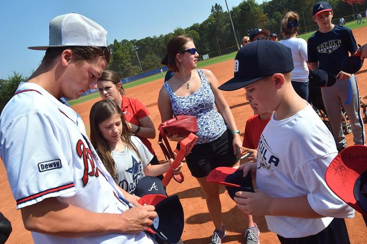Braves unveil refurbished Dacula baseball field | News ...