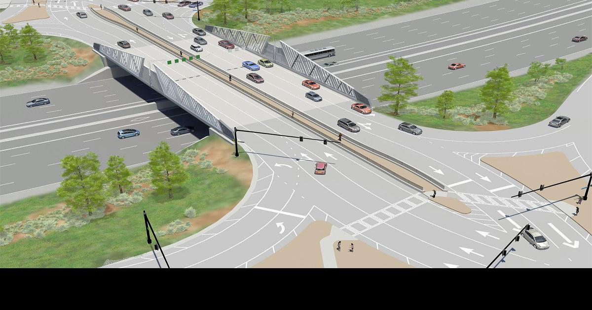 Work continues on Gwinnett's second diverging diamond interchange, lane ...