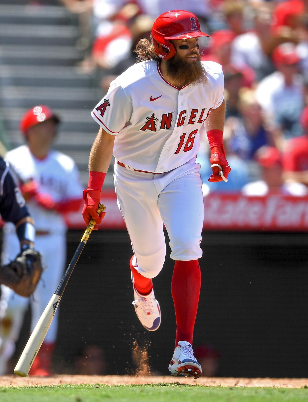 PHOTOS: Buford grad Brandon Marsh makes MLB debut for Angels ...