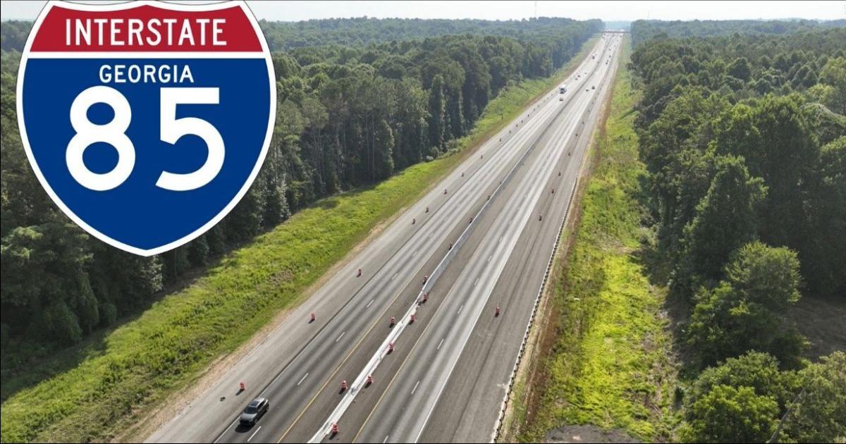 Georgia DOT expects to open third lane on I-85 in Jackson County in ...