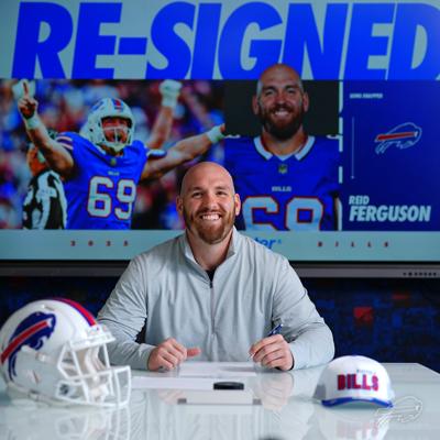 Buford Grad Reid Ferguson, Longest-Tenured Buffalo Bills Player, Signs ...