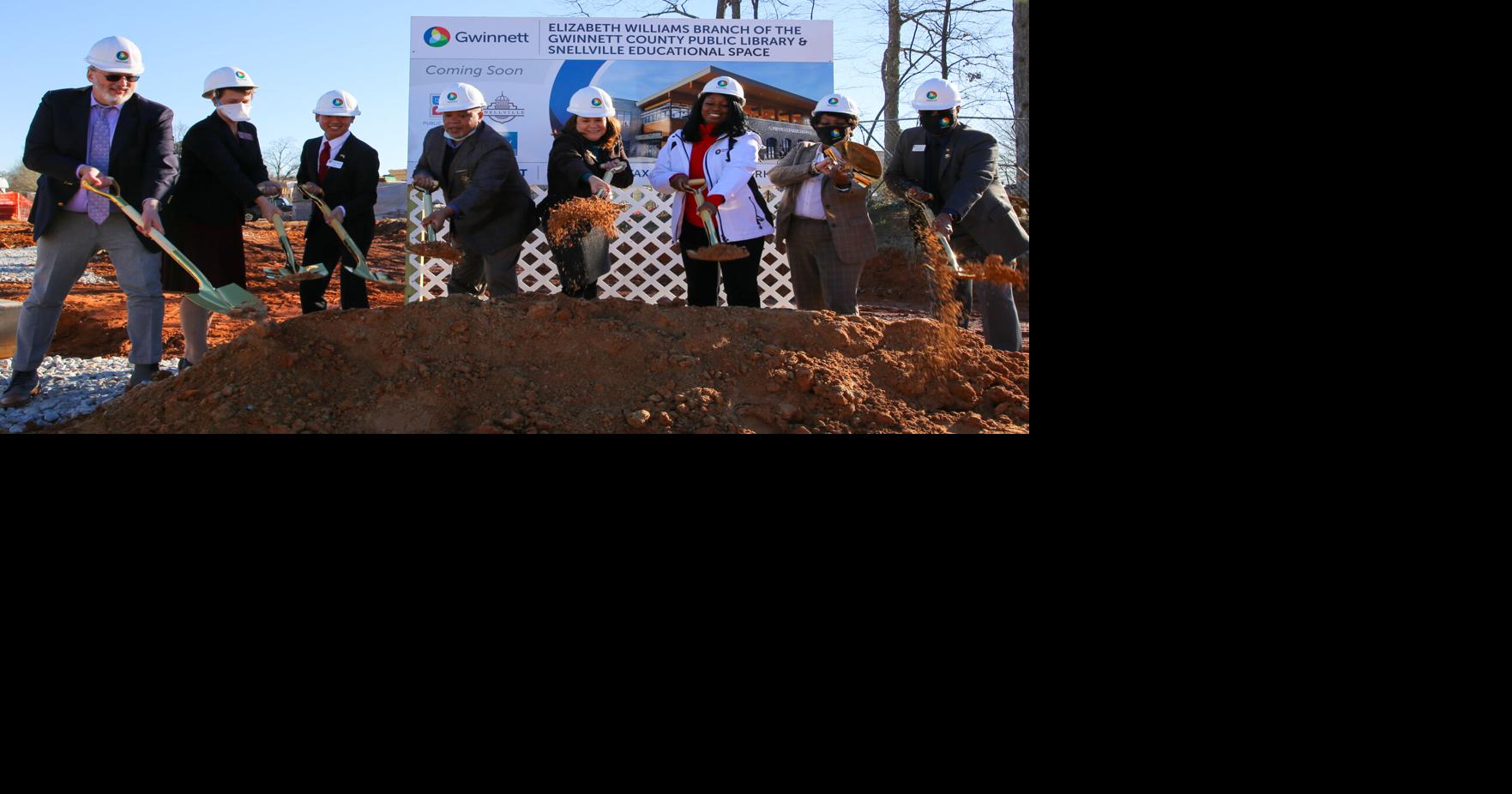 Gwinnett, Snellville officials break ground on new library in Towne ...