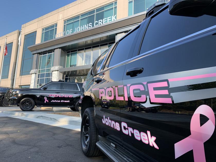 Johns Creek police using specially designed cars to promote Breast ...