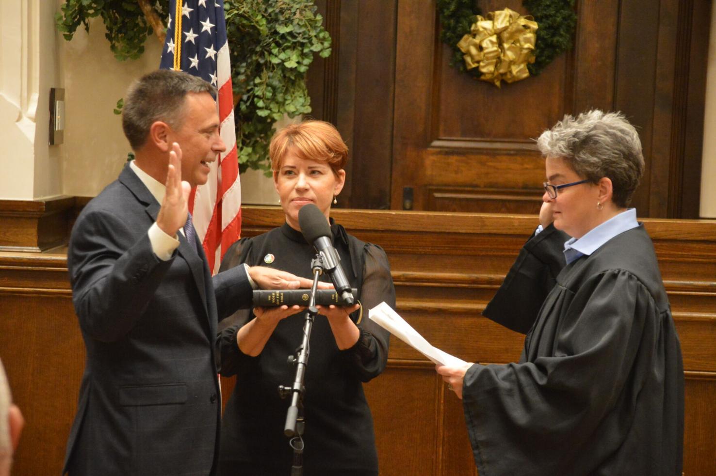 PHOTOS: Gwinnett Commissioner-elect Matthew Holtkamp swearing-in ...