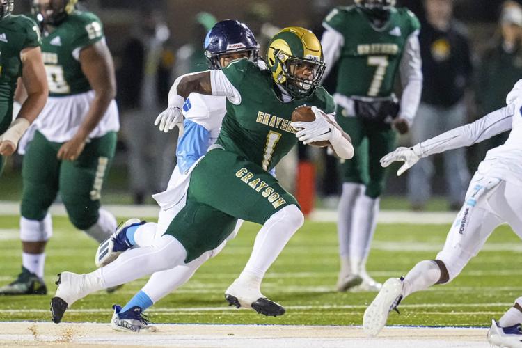 Grayson, Mill Creek, North Gwinnett carrying Gwinnett's state football ...