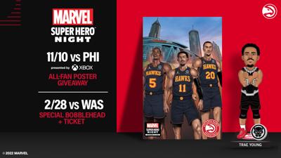 Atlanta Hawks plan two Marvel Super Hero Night events | Sports ...