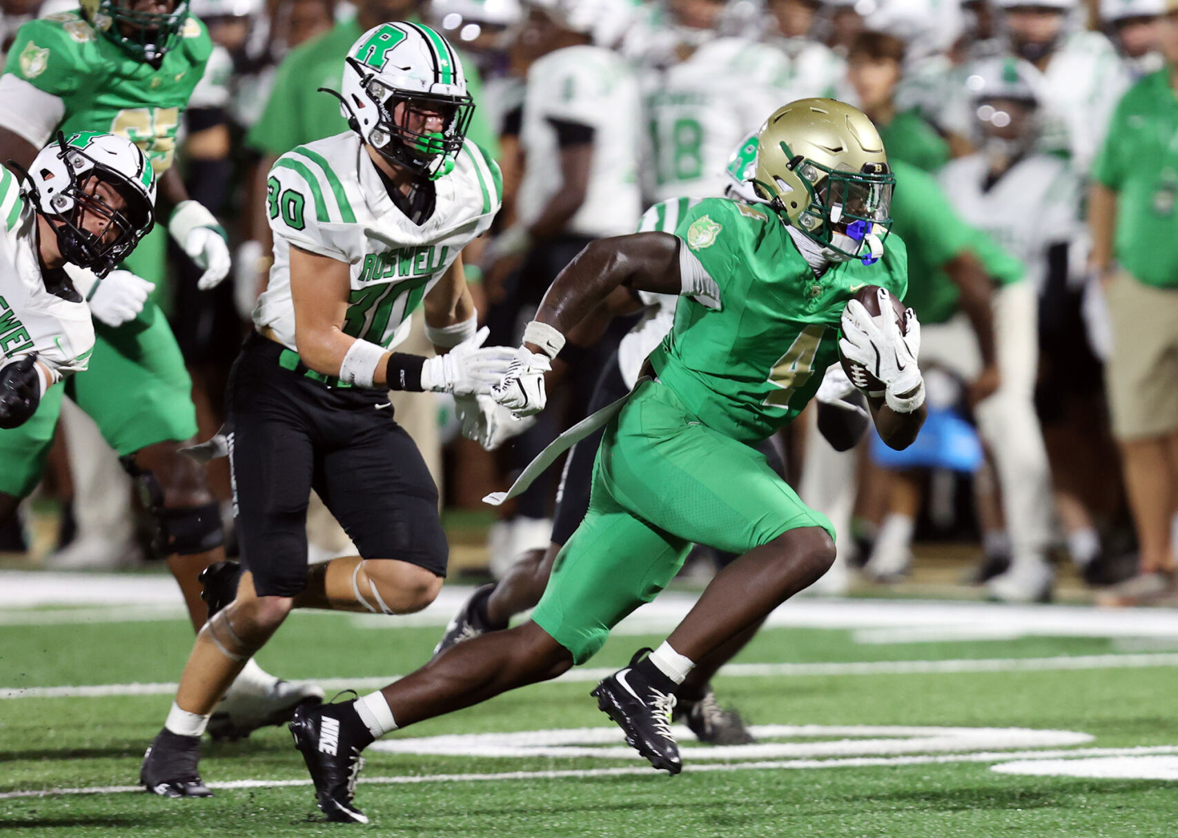 Georgia-Bound Tyriq Green Stars in Buford Football's Rout of Roswell ...
