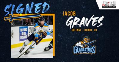 Atlanta Gladiators bring back defenseman Jacob Graves | Sports ...